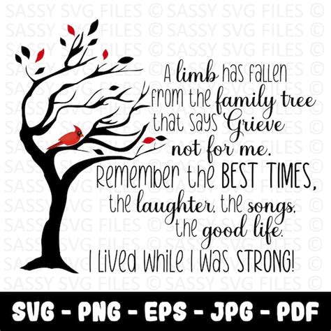 A Limb Has Fallen Svg Etsy