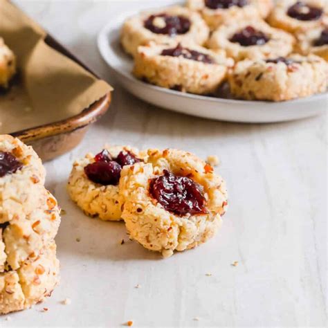 Vegan Thumbprint Cookies Running To The Kitchen®