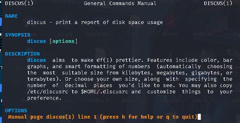 Discus Show Colourised Disk Space Usage In Linux GeeksforGeeks
