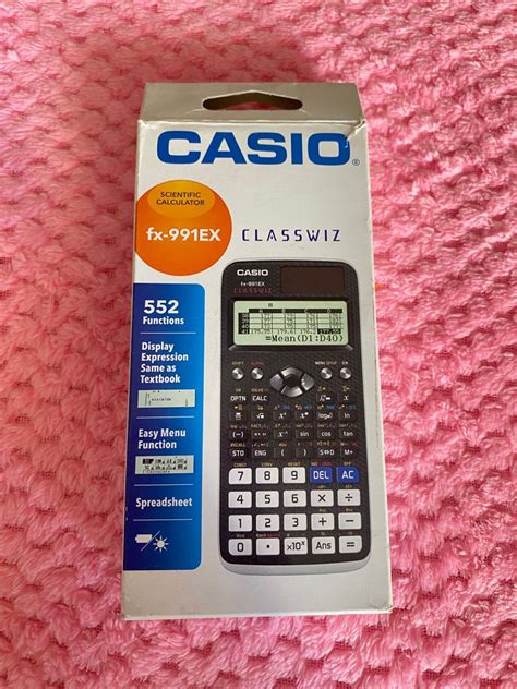 casio fx 991ex classwiz series scientific calculator computers and tech