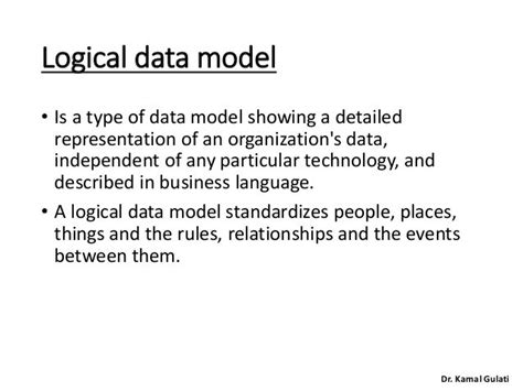 fundamentals of data modeling and database design by dr kamal gulati