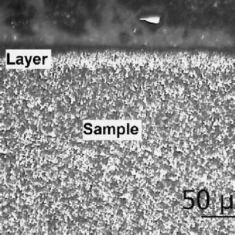 Optical Micrograph Of The Cross Sectional Microstructure Of The Download Scientific Diagram