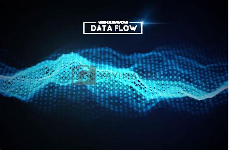 Royalty Free Vector Computer Data Flow Background Vector Eps Big Data Network Technology