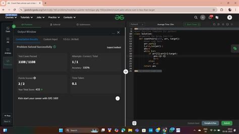 Vijayakumar Prashanth On Linkedin Gfg160 Geekstreak2024 Geeksforgeeks Geeksforgeeks