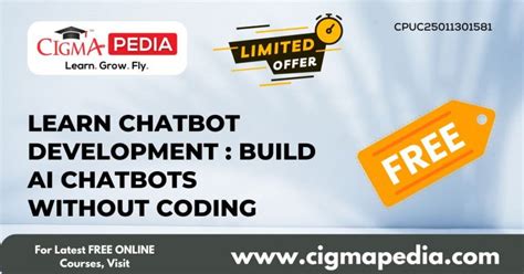 Learn Chatbot Development Build Ai Chatbots Without Coding Free