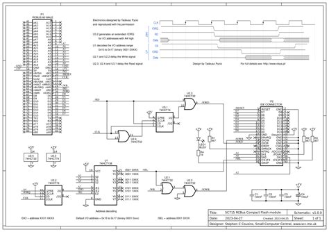 SC715 V1 0 Compact Flash Module OSHWLab