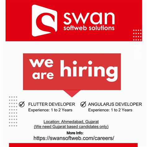 Hiring Applyhere Flutterjobs Angularjobs Frontendjob Ahmedabaditjobs Gujaratitjobs