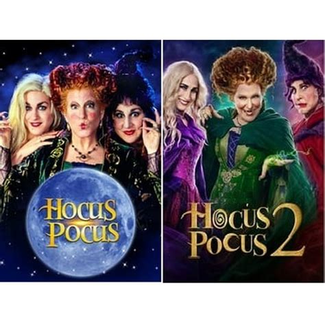 Hocus Pocus 1993 And Hocus Pocus 2 2022 2 Movie Collection Dvd New