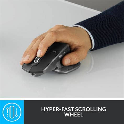 Logitech Mx Master 2s Bluetooth Edition Wireless Mouse Use On Any