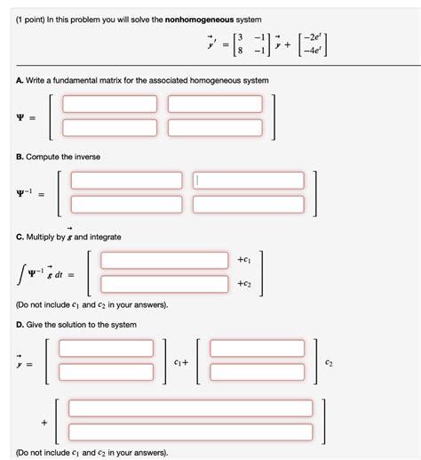 Solved 1 Point In This Problem You Will Solve The