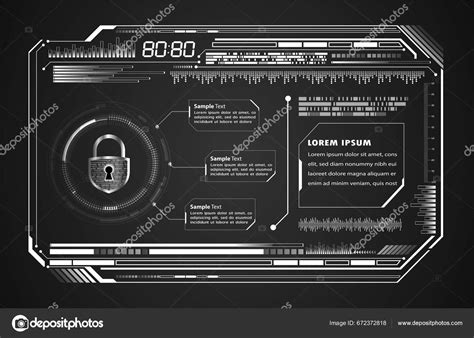 Safety Concept Closed Padlock Digital Cyber Security Stock Vector By ©titima157 672372818