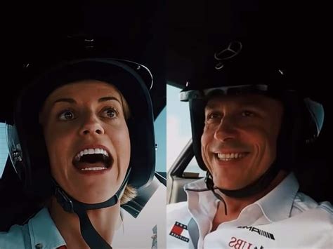 Watch Toto Wolff And Susie Wolff Try To Beat Each Other At Suzuka In 120k Worth Mercedes Amg Gt R