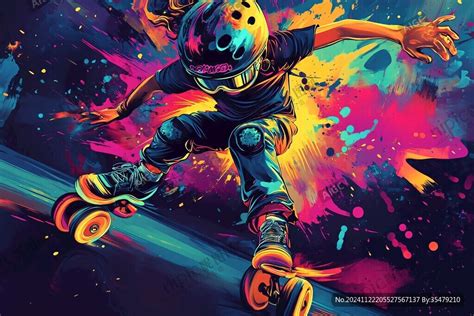 Ai创作图轮滑海报背景 轮滑海报图 轮滑招贴 速滑插画 轮滑墙画 滑板插画广告 轮滑海报设计 滑板运动插画 轮滑海报 街舞炫酷插画 滑板插画 极限运动插画 轮滑大赛背景 滑板人物插画 轮滑比赛
