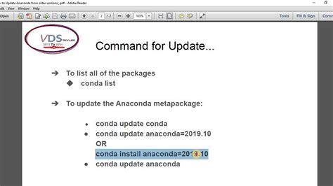 How To Update Anaconda From Existing Versions Youtube