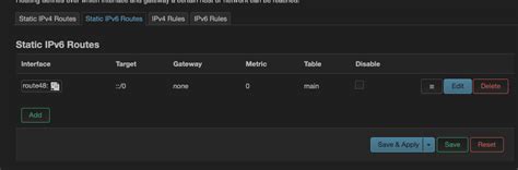 two ipv6 subnets on single bridge mode using route48 network and