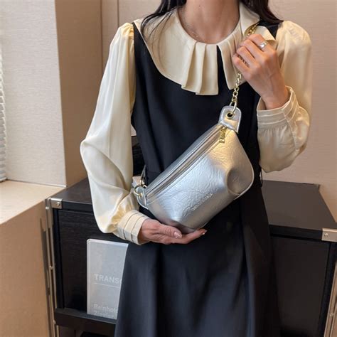 Badu Bg Дамски чанти през рамо Плажна туристическа чанта за ракла Чанта за през рамо с верига