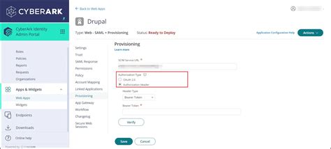 Cyberark User Provisioning Scim Into Drupal Setup Guide