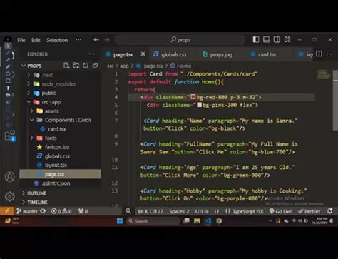 samra sam on linkedin nextjs react webdevelopment props learningjourney 14 comments