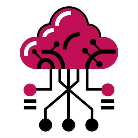 Cloud Computing Network Icon Pack Premium Ai Generated Vector