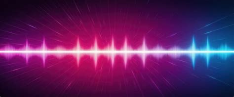 Abstract Representation Of Sound Waves With Pulsating Colors And Modern Digital Aesthetics