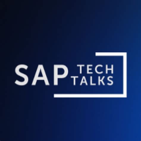 Sap Tech Talks Youtube