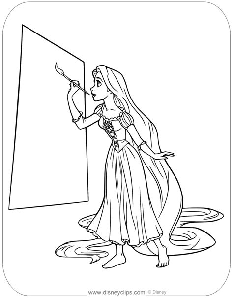 Tangled Coloring Pages 2