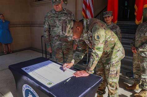 U S Army South Command Team Signs SAAPM Proclamation Article The United States Army