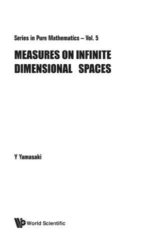 Measures On Infinite Dimensional Spaces De Y Yamasaki Eur 34 50 Picclick Fr