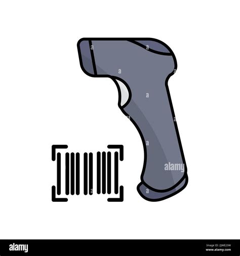 Scanner Icon Icon Related To Electronic Technology Lineal Color Icon Style Colored Simple