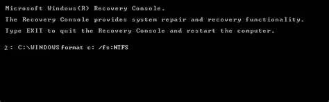 Ways On How To Format C Drive In Windows XP