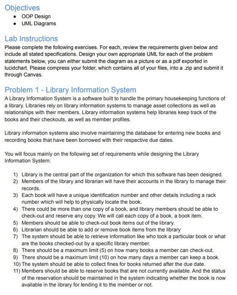 Solved Objectives • Oop Design • Uml Diagrams Lab