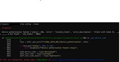 Bug Unable To Log In To Tidal · Issue 277 · Nathomstreamrip · Github