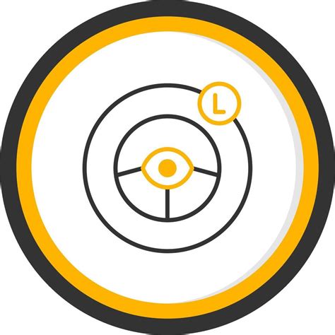 Beginner Learner Driver Line Two Color Circle 67511278 Vector Art At