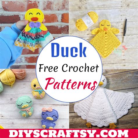 Crochet Pattern Free Duck At Lilly Hoover Blog