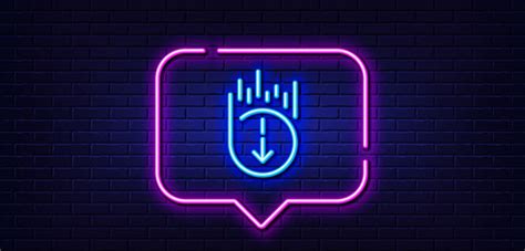 Scroll Down Arrow Line Icon Scrolling Screen Sign Vector Image
