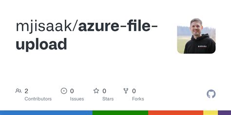github mjisaak azure file upload