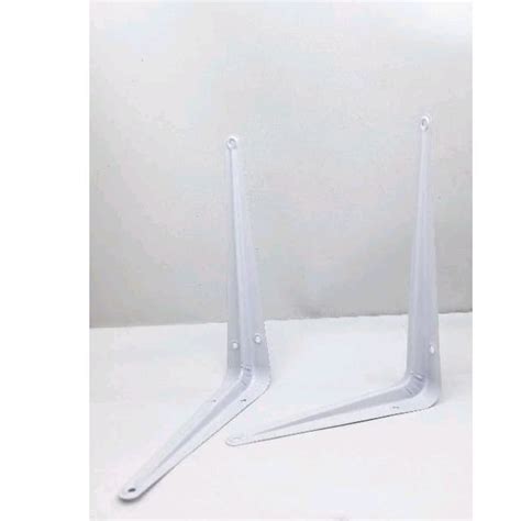 Jual Siku Rak Besi Putih Tebal Penyangga Dinding Shopee Indonesia