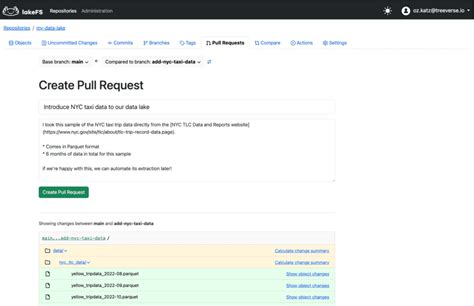 Pull Requests LakeFS Documentation