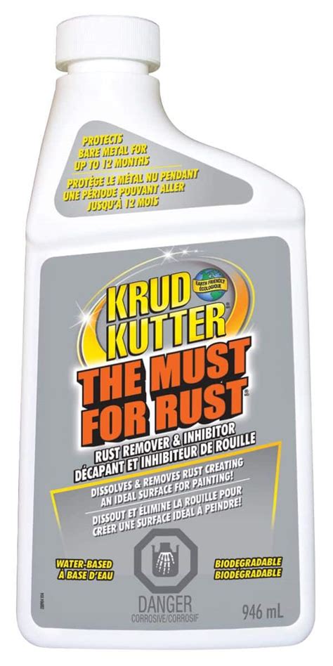 Krud Kutter Water Based Liquid Rust Remover Inhibitor Biodegradable 946 ML Canadian Tire