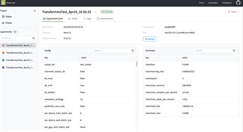Huggingface Transformers Swanlab