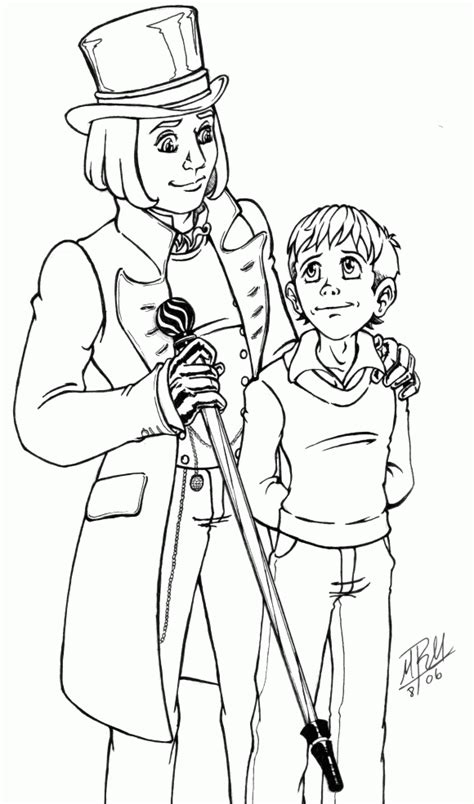 Effortfulg Willy Wonka Coloring Pages