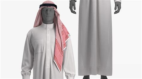 Thobe And Keffiyeh Fitted To Gen8 Body Mesh 3d Model Cgtrader