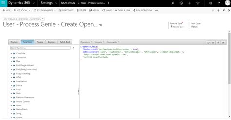 XRM Formula 110 Send Weekly Reminder To Update Open Opportunities North52 Support