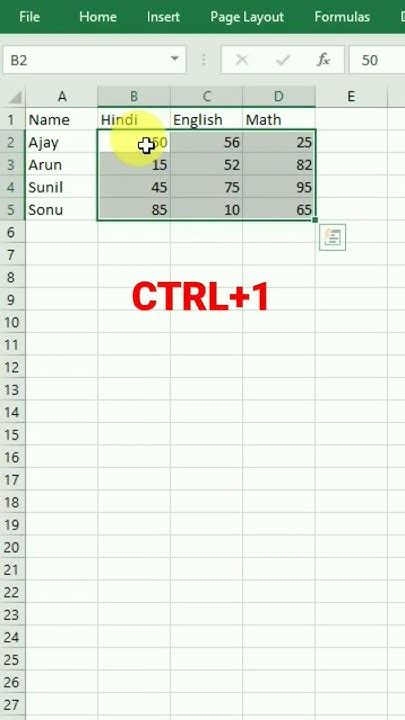 Some Usefull Excel Trick And Tips Shortsvideo Viral Short Excelshorts Ashishedutech Youtube