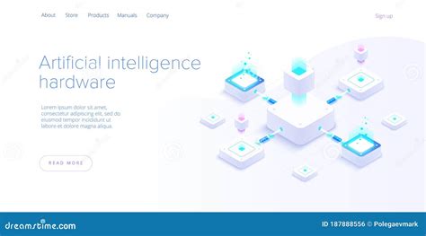 Hosting Server Isometric Vector Illustration Abstract 3d Datacenter Or