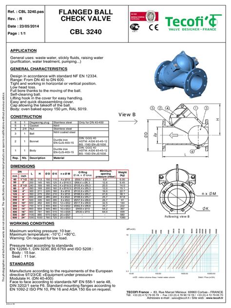 Ball Check Valves Flanged Pdf Valve Film Speed