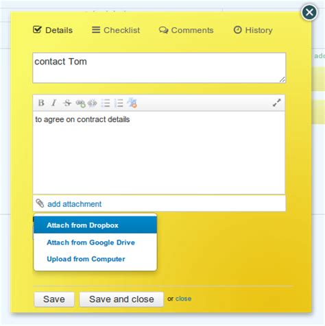 Dropbox Integration Kanban Boards For Business Kanban Tool