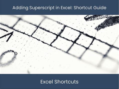 Add Superscript In Excel Shortcut Guide