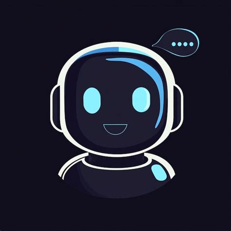 Chat Bot Logo Design Concept Premium Ai Generated Image