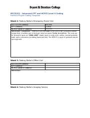 Advanced CPT And HCPCS Coding Medical Portfolio Project Course Hero